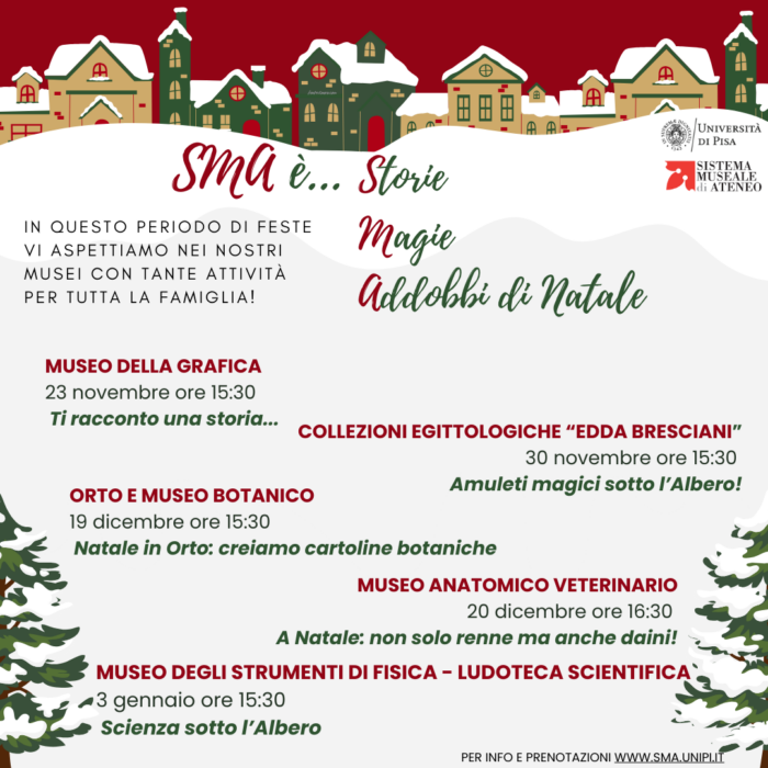 SMA è...Storie, Magie, Addobbi di Natale - Sistema Museale di Ateneo